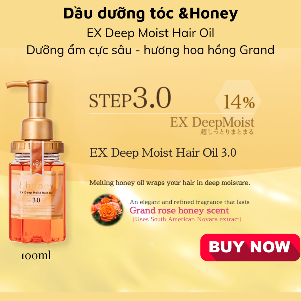 Dầu Dưỡng Tóc &Honey [Nội địa Nhật] | Shopee Việt Nam