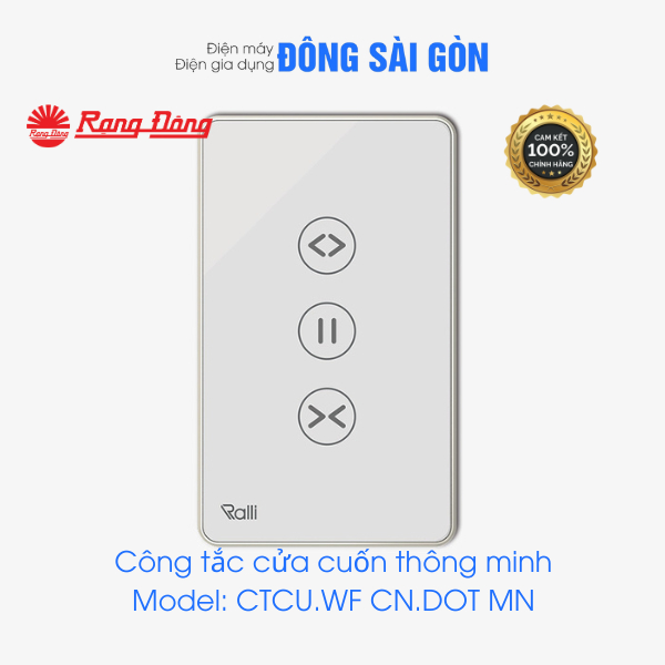 [RẠNG ĐÔNG] Công tắc cảm ứng chữ nhật CTCU.WF CN.DOT.2W.SP (trắnghoặc đen) | Shopee Việt Nam