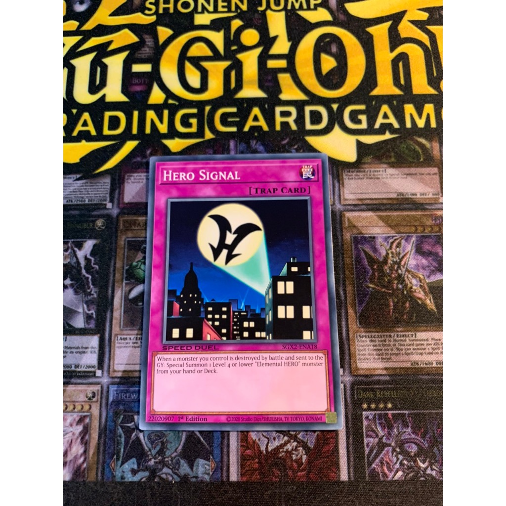 Thẻ bài yugioh chính hãng Hero Signal | Shopee Việt Nam