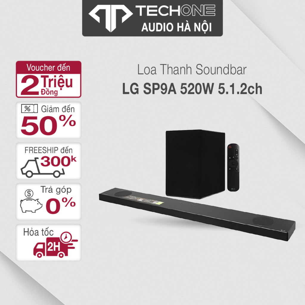 Loa Soundbar LG SP9A 5.1.2 520W Hires Audio Và SC9S 400W 3.1.3ch - Mới ...