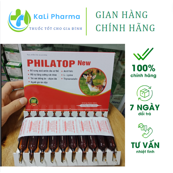 Philatop New ống thủy tinh Đại Uy chính hãng cho trẻ biếng ăn, chậm lớn ...