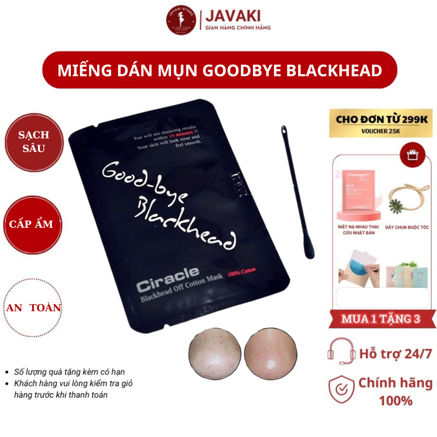 [CHÍNH HÃNG] Miếng dán đẩy mụn CIRACLE Goodbye Blackhead hiệu quả (kèm ...
