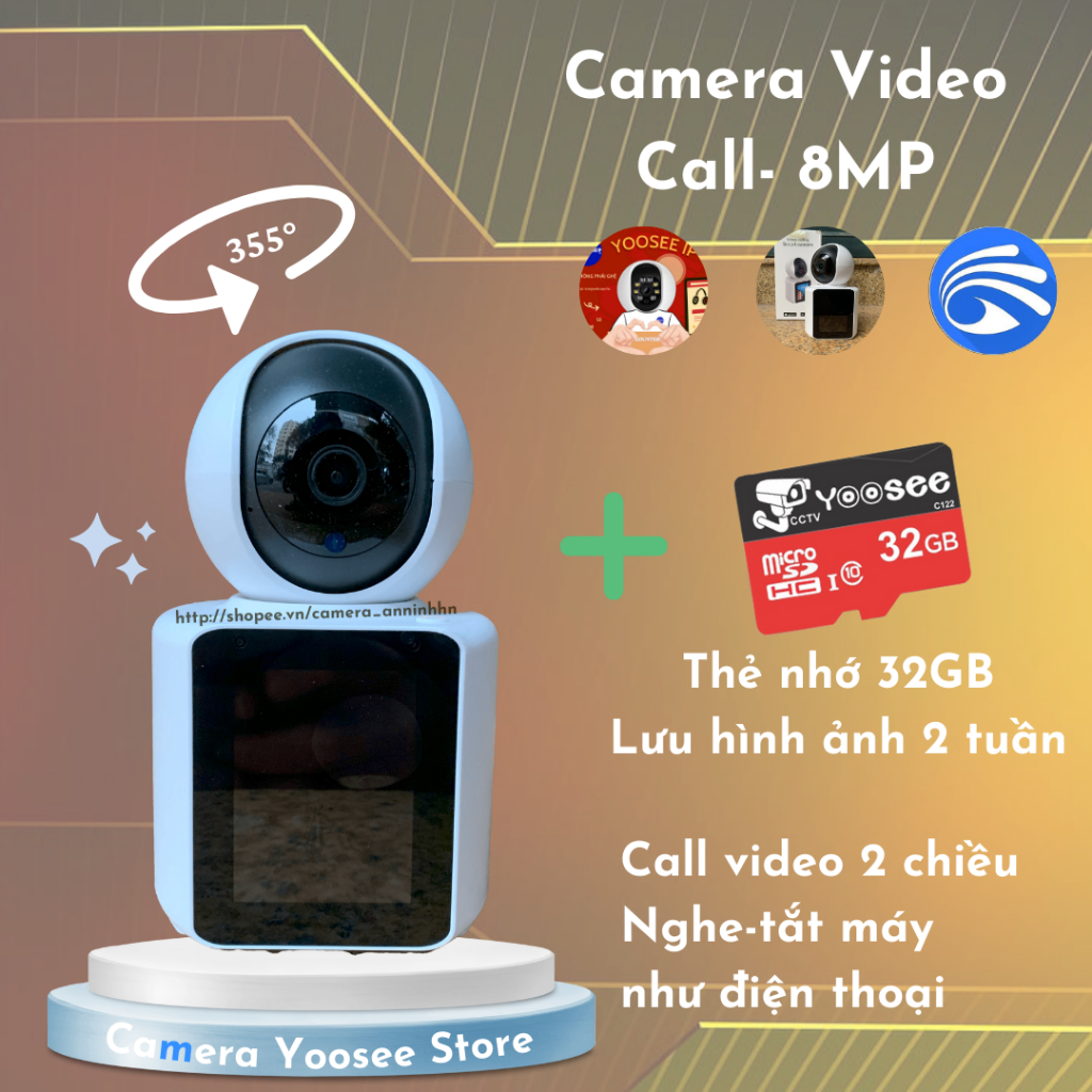 Camera Call Video như điện thoại màn hình 2.8 inch IPS HD- Sử dụng công ...