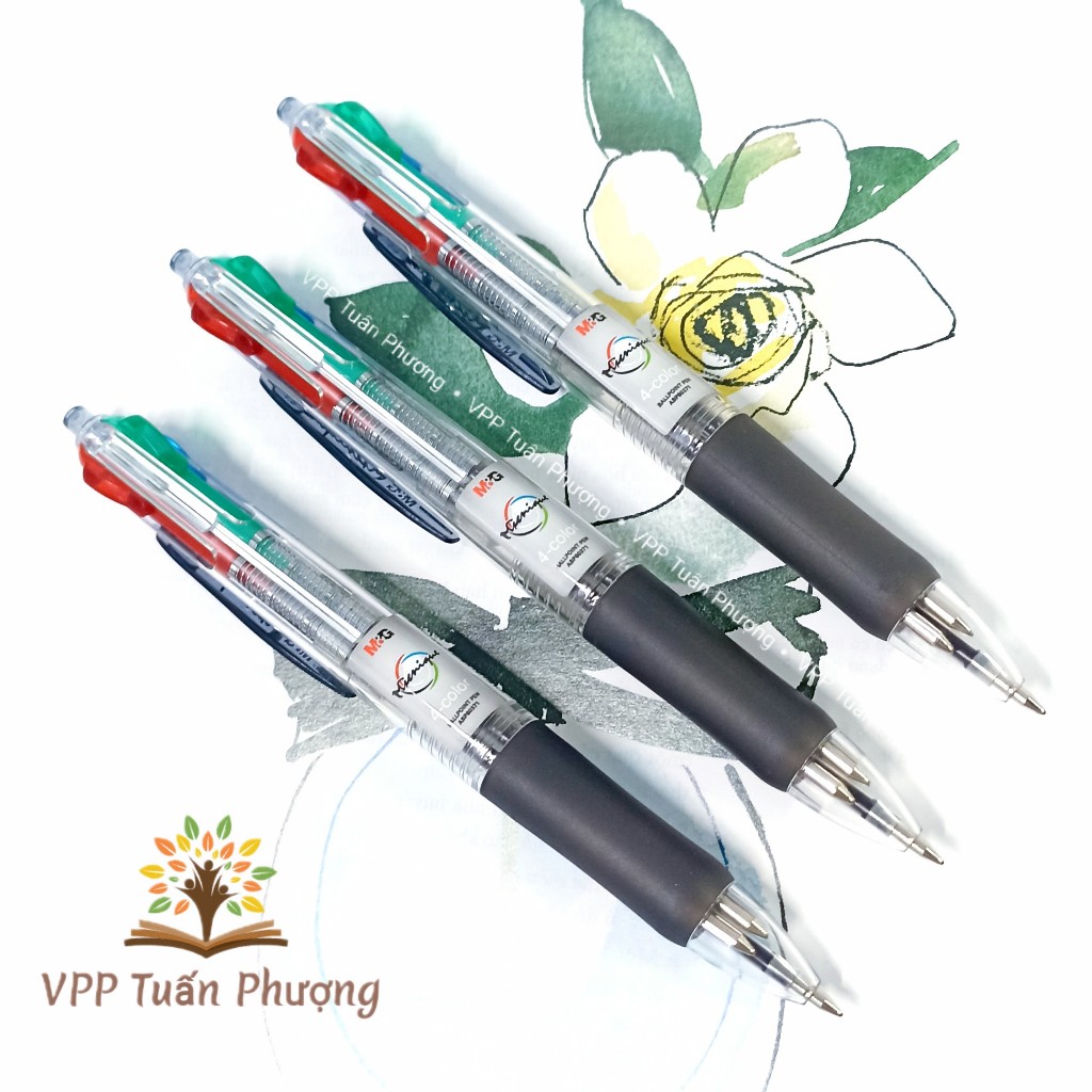 Bút bi 4 màu M&G | ABP 80371 | Shopee Việt Nam