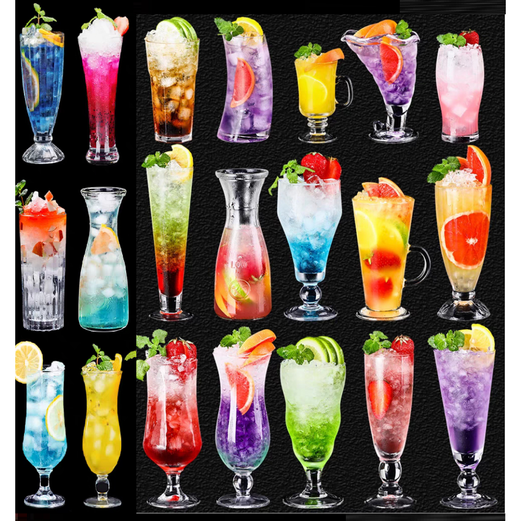 [Nhiều mẫu] Ly thủy tinh uống sinh tố, ly kem cocktail ly cà phê cafe ...