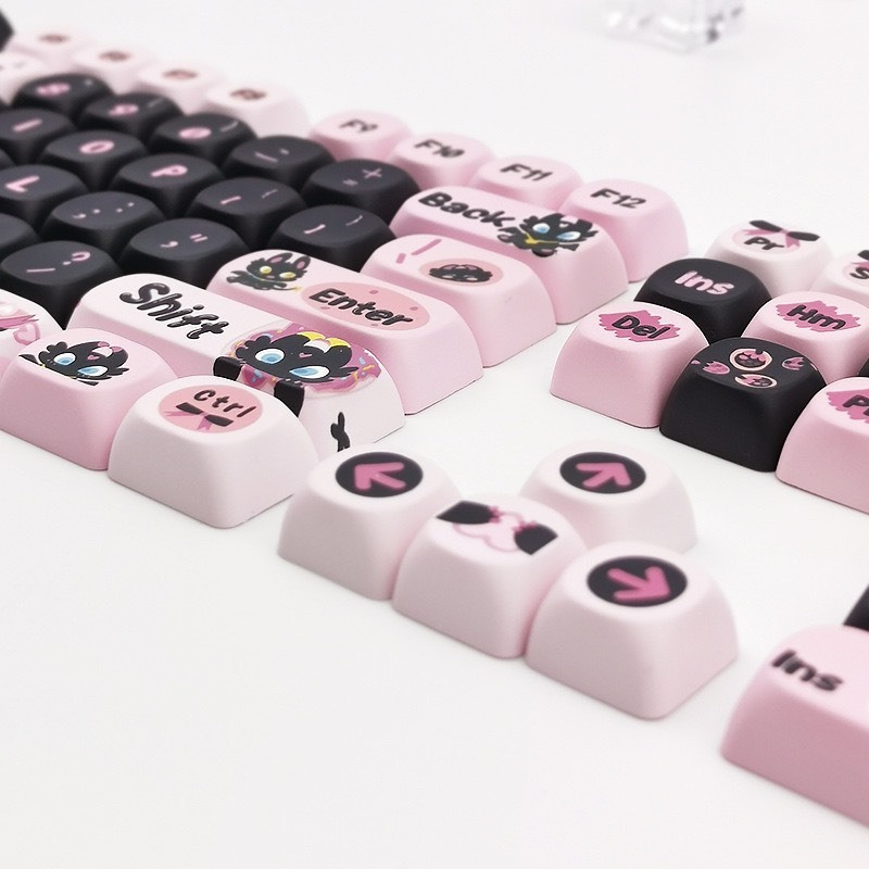 [HÀNG SẴN] Keycap Little Black Dragon | Cherry-MOA | PBT| Keycap Hoạt ...