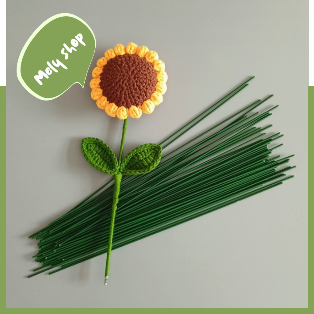 [Siêu Rẻ 171]_Cành Kẽm Bọc Nhựa Cắm Hoa Sáp, Làm Hoa Handmade, Hoa Giấy ...