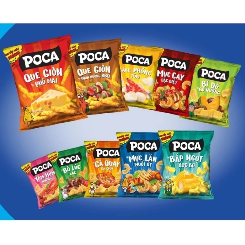 Combo 10 Gói Bim Bim Poca các vị x 30g | Shopee Việt Nam