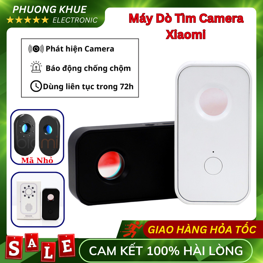 Máy dò camera ẩn Xiaomi Smoovie, cảm biến 3D, quét hồng ngoại, tìm ...