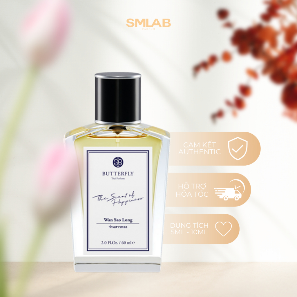 Nước hoa Unisex Butterfly Thai Perfume WAN SAO LONG 10ML | Shopee Việt Nam