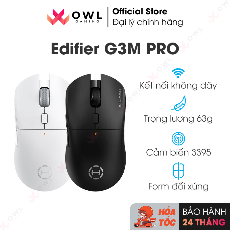 Chuột Gaming Không Dây Edifier Hecate G3m Pro Hàng Chính Hãng