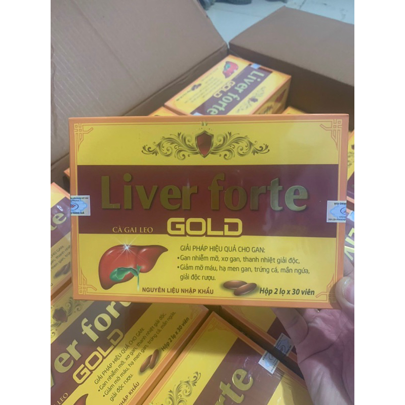 Giải độc gan LIVER_FORTE_GOLD bổ gan, tăng cường chức năng gan Hộp 60 ...