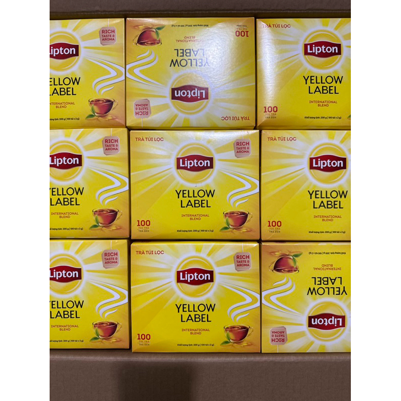 Trà Lipton túi lọc Yellow Label Tea hộp 100 gói | Shopee Việt Nam