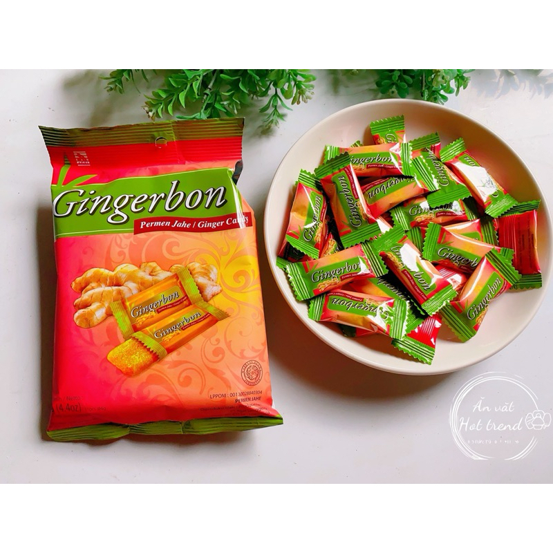 Kẹo gừng dẻo Gingerbon túi 125g (Indonesia ) | Shopee Việt Nam