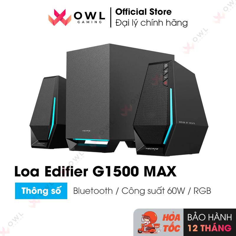 Loa Bluetooth EDIFIER Hecate G1500 MAX (Hàng chính hãng) - Công nghệ DSP | Led RGB | Công suất ...