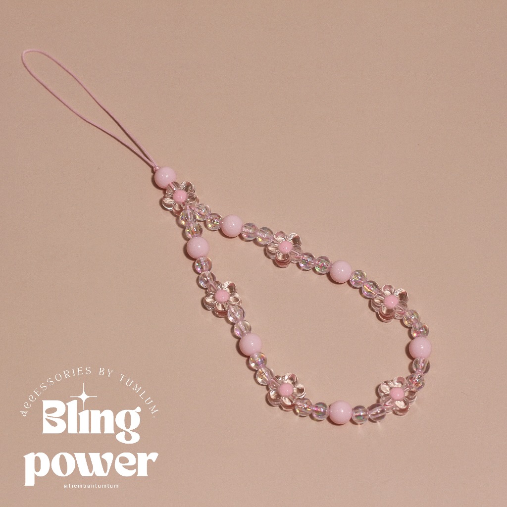Dây đeo điện thoại xỏ hạt part 2 - BLING POWER | Shopee Việt Nam