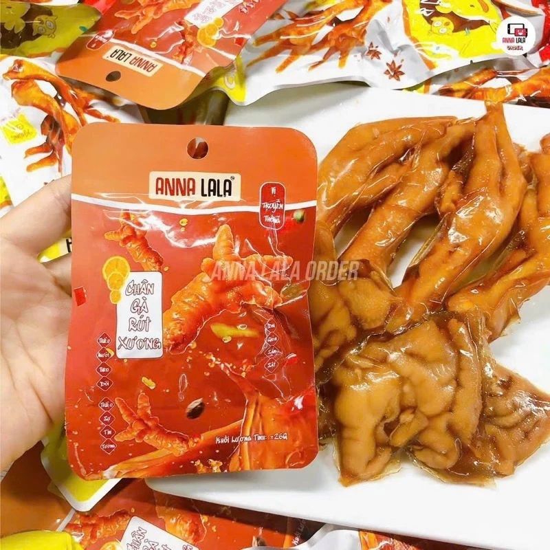 Chân gà Annalala vị cay ít - chân gà anna lala Việt Nam | Shopee Việt Nam