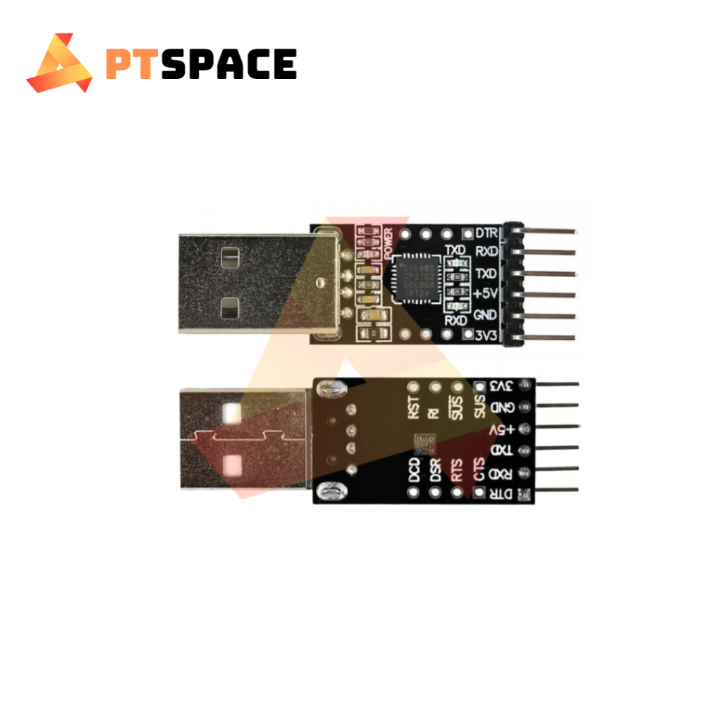 CP2102 6Pin Mạch Chuyển Đổi USB To TTL UART V2 Black | Shopee Việt Nam