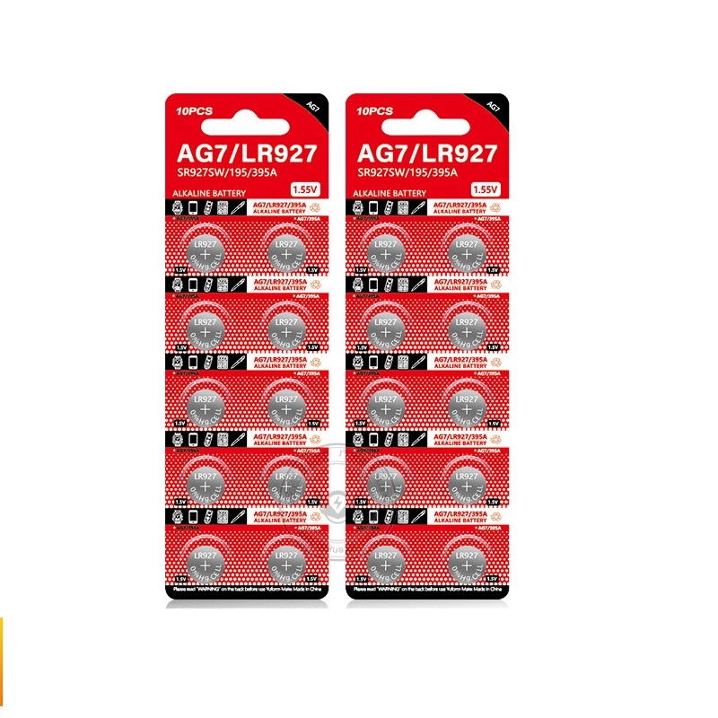 Pin cúc áo 1.55V - AG7 LR927 LR927H 395A 395 SR927SW 399 SR927W D395 ...