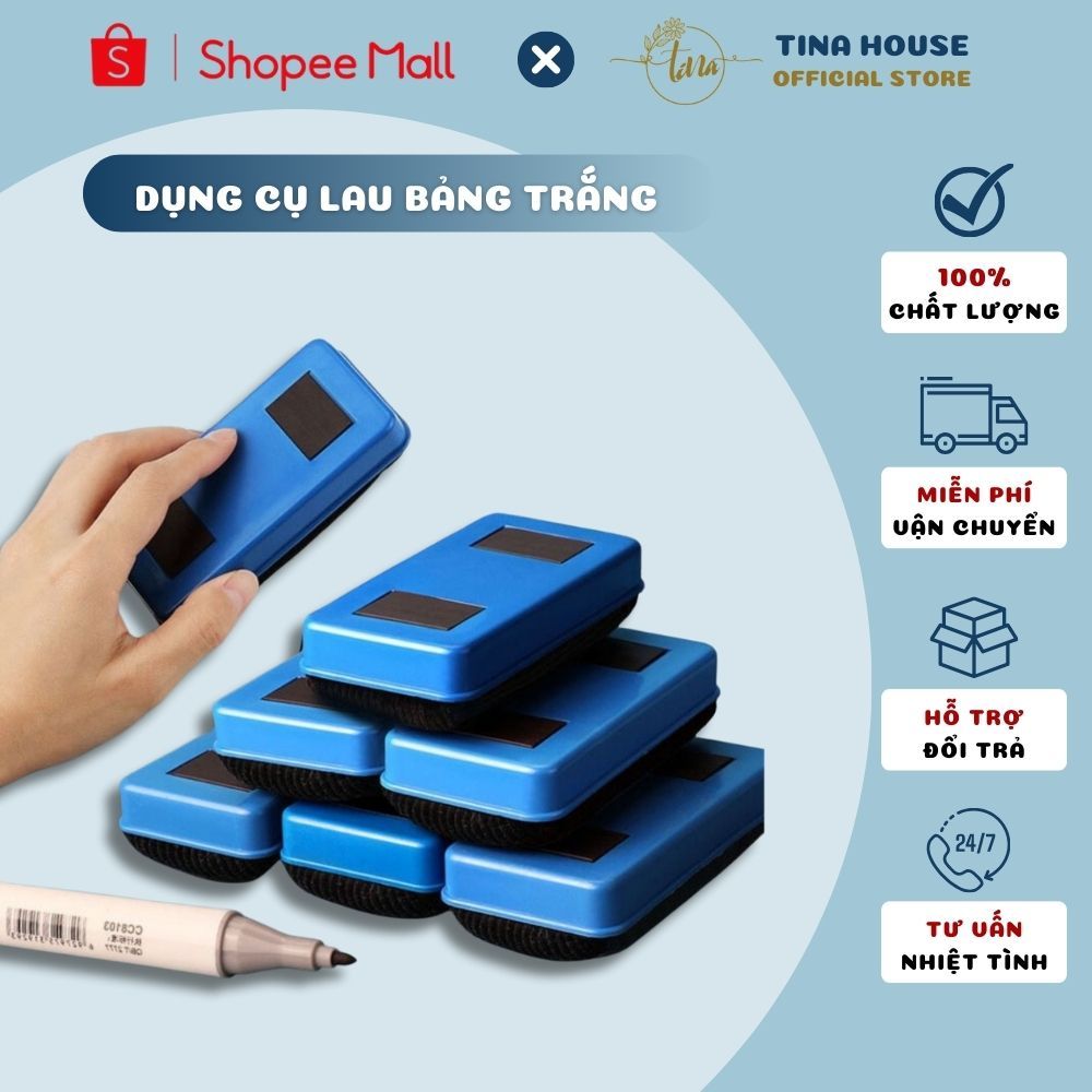 Dụng Cụ Lau Bảng Trắng Có Nam Châm Gắn Bảng Dùng Cho Văn Phòng, Trường Học, Lau Bảng, Lau Bảng ...