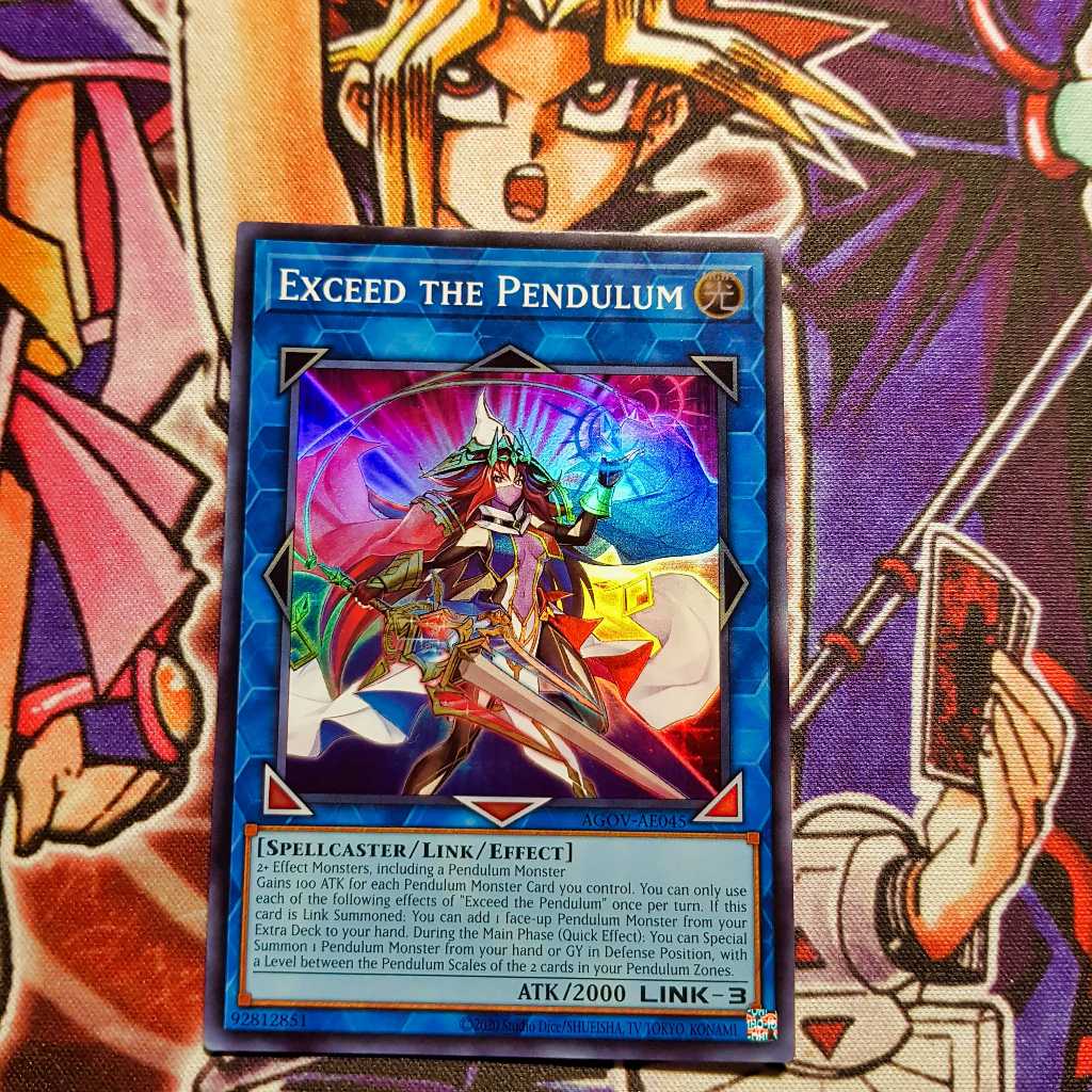 Thẻ bài Yugioh chính hãng | Exceed the Pendulum (AE) | AGOV Super rare ...