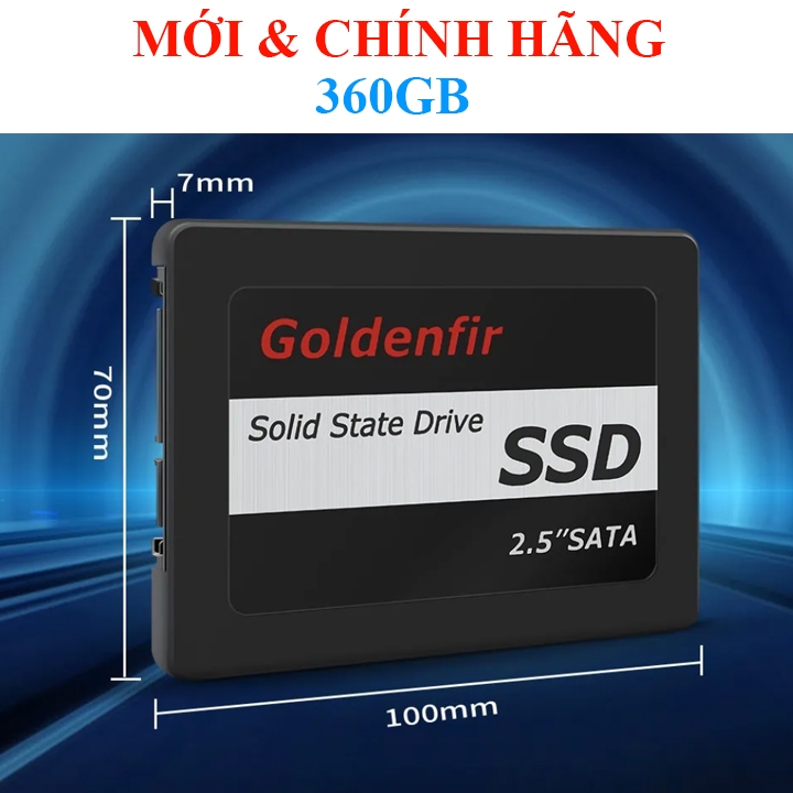 Ổ cứng SSD 2.5 inch SATA 3 6GB/s Goldenfir 120GB 128GB 240GB 256GB 360GB 480GB 500GB 512GB 720GB ...