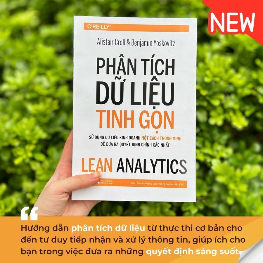 Sách - [Tái bản 2024] Phân Tích Dữ Liệu Tinh Gọn - Alistair Croll, Ben ...