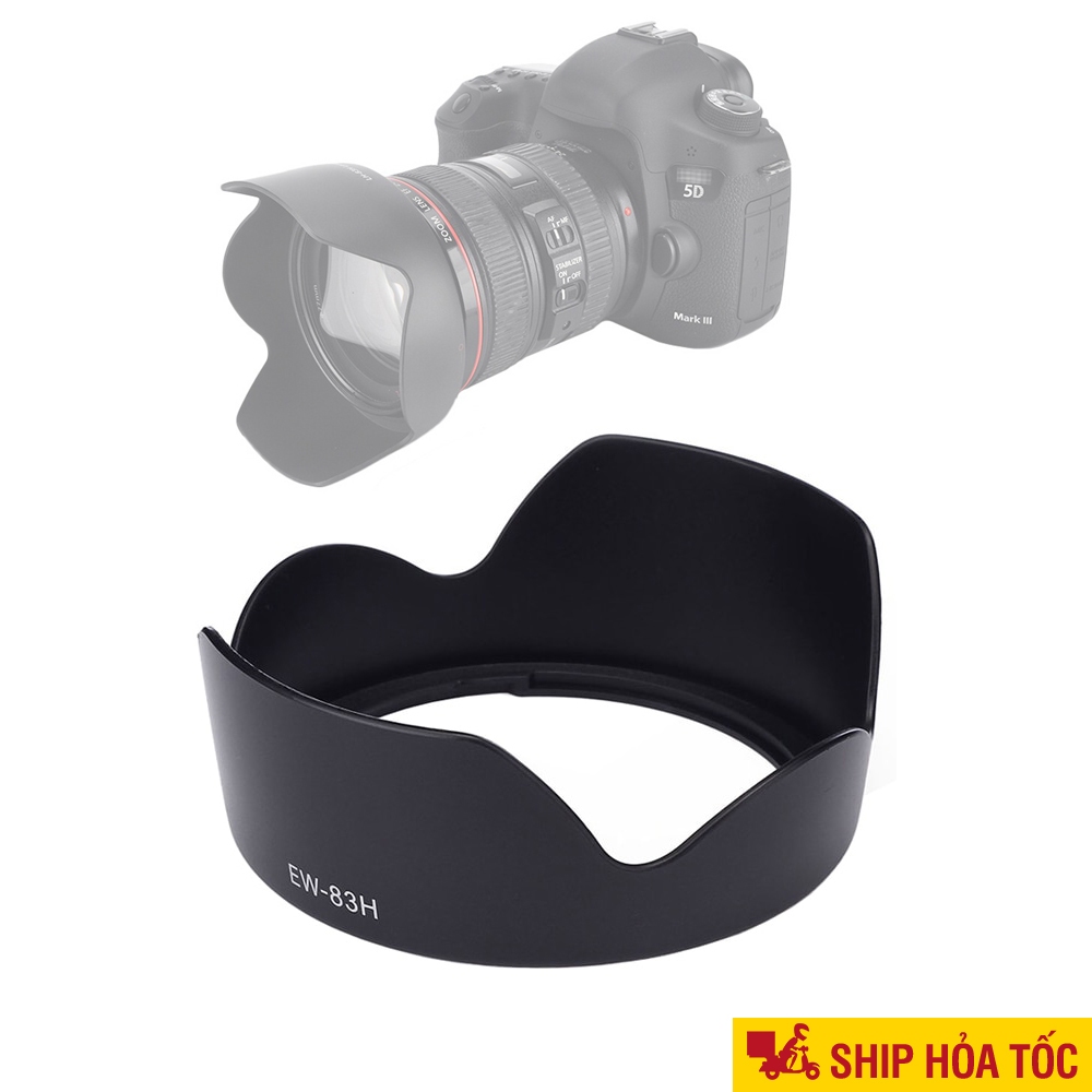 Lens hood Canon EW-83H cho Ống kính Canon EF 24-105mm F4 L IS USM Loa che nắng EW 83H | Shopee ...