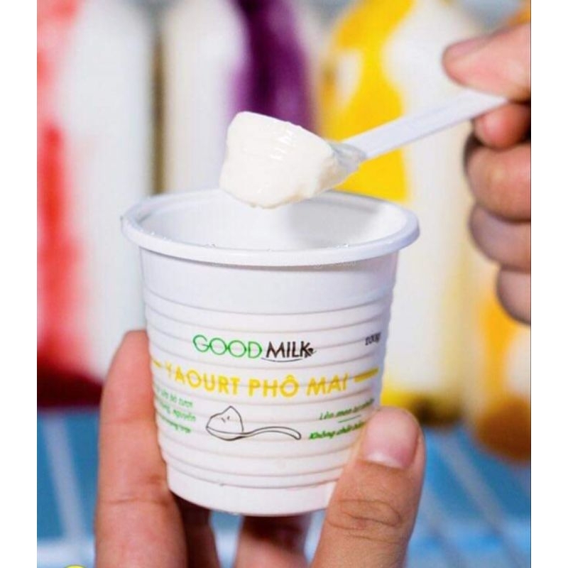 Sữa chua (Yaourt) tươi / Yaourt phô mai Củ Chi Good Milk giao hỏa tốc ...