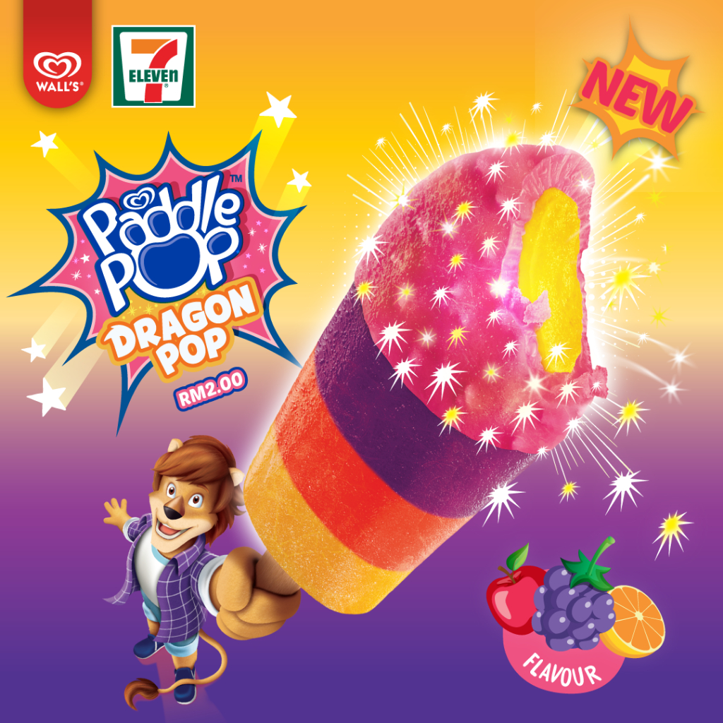 [SHIP HỎA TỐC] Kem nổ Paddle pop Dragon pop vị trái cây que 47ml ...