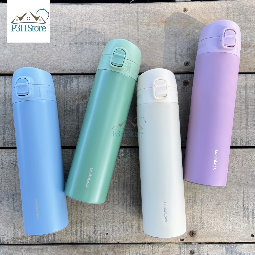 Bình giữ nhiệt LocknLock Slim Fit nhỏ gọn dung tích 400ml LHC3270 P3H Store | Shopee Việt Nam
