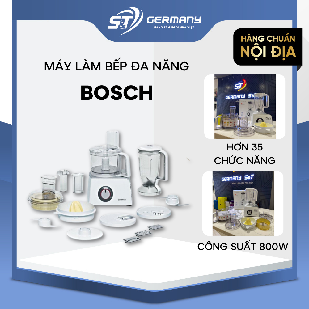 Máy làm bếp đa năng BOSCH Styline MCM4200 800W nội địa Đức chính hãng máy xay đa năng cao cấp ...
