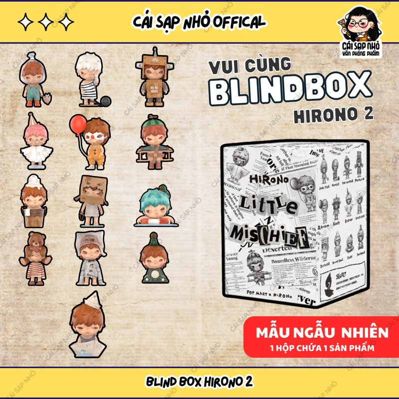 Blind Box Mô Hình Hirono 2 Chính Hãng - 1 Hộp Đựng 1 Con Ngẫu Nhiên ...