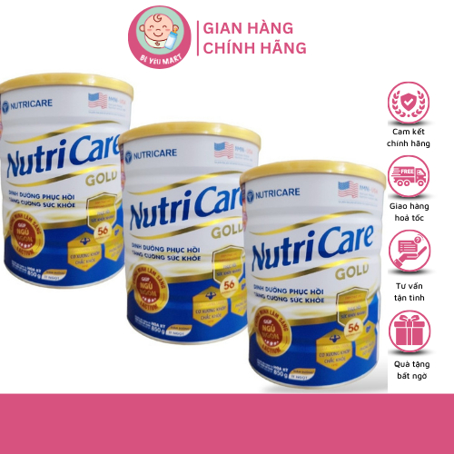(Date 2026) Sữa Nutricare Gold 850G Mẫu Mới -Giúp Phục Hồi Và Tăng Cường Sức Khỏe Xương Khớp Tim ...
