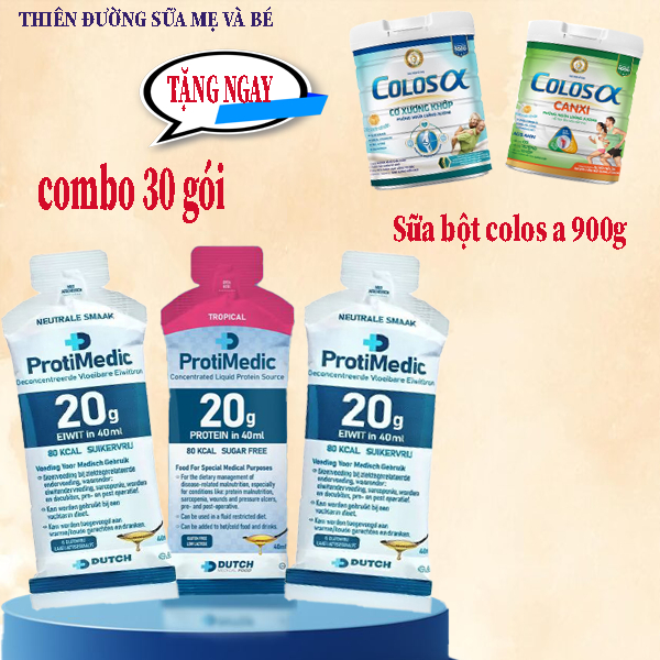 Combo 30 Gói Protimedic 20g Dạng Lỏng Bổ Sung Dinh Dưỡng Cho Bệnh Nhân ...