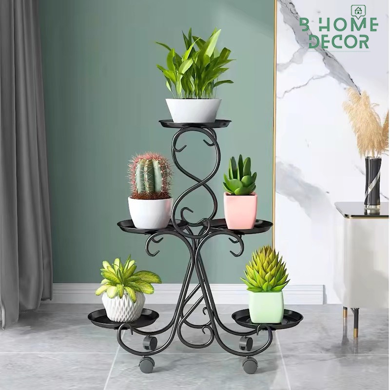 Kệ để chậu hoa, kệ sắt kê chậu cây cảnh, trong nhà và ngoài trời nhiều tầng BD18 | Shopee Việt Nam