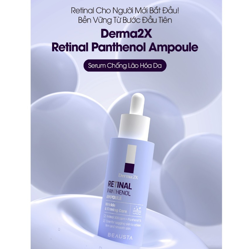 Tinh Chất Beausta Derma2X Retinal Panthenol Ampoule 50ml | Shopee Việt Nam
