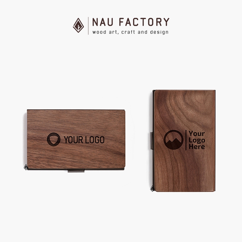 Hộp Name Card cao cấp khắc Logo theo yêu cầu NAU FACTORY - Hộp đựng ...