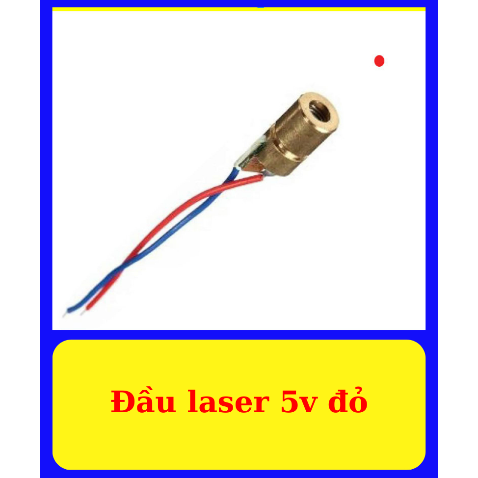 Đầu Laser 5V - Đầu laser mini - Tia Laser dạng chấm tròn - Laze ...