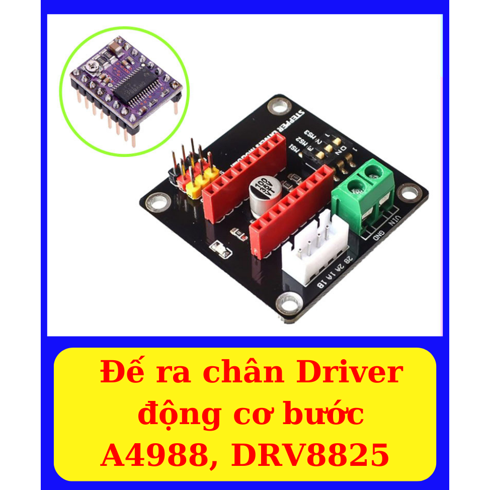 Đế ra chân Driver động cơ bước A4988, DRV8825 | Shopee Việt Nam