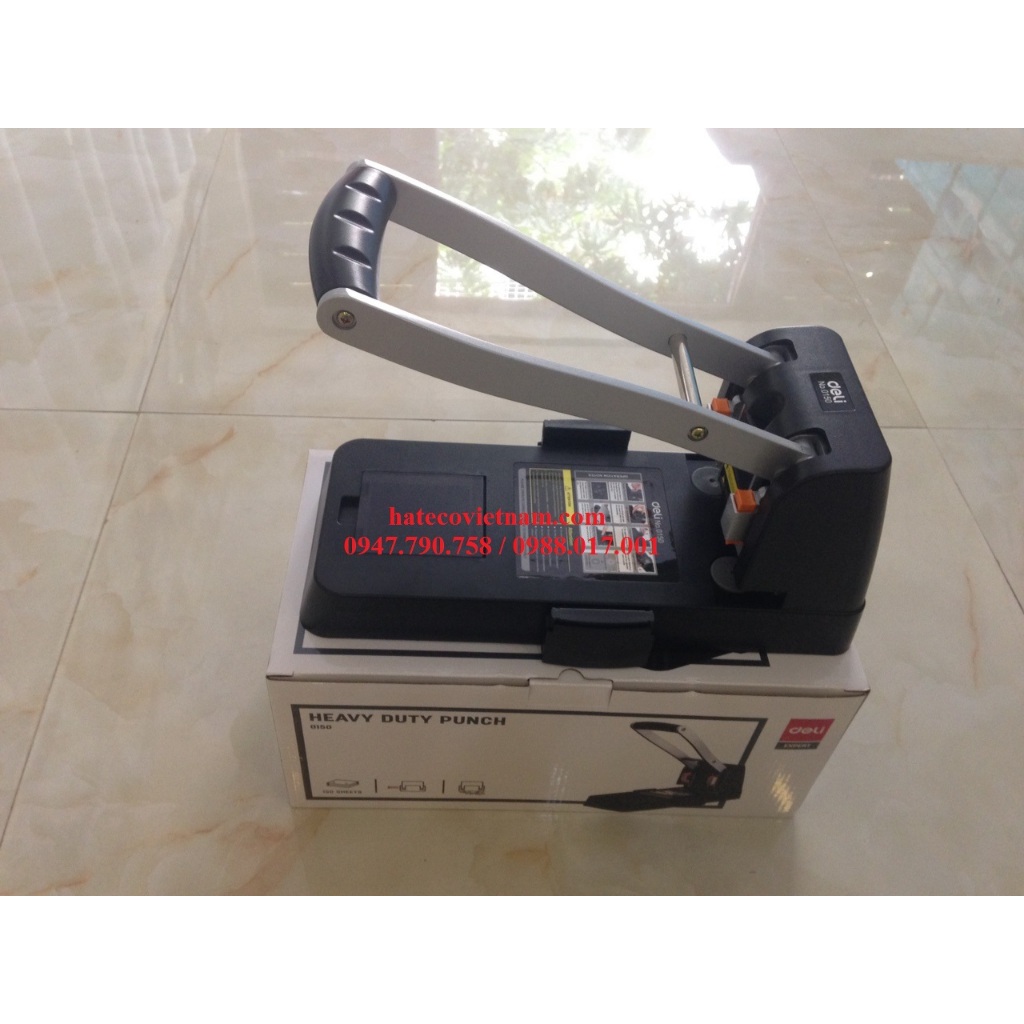 Đục lỗ Deli 0150 150 tờ - dập lỗ Deli - bấm lỗ Deli - DL0150 HÀNG CHÍNH ...