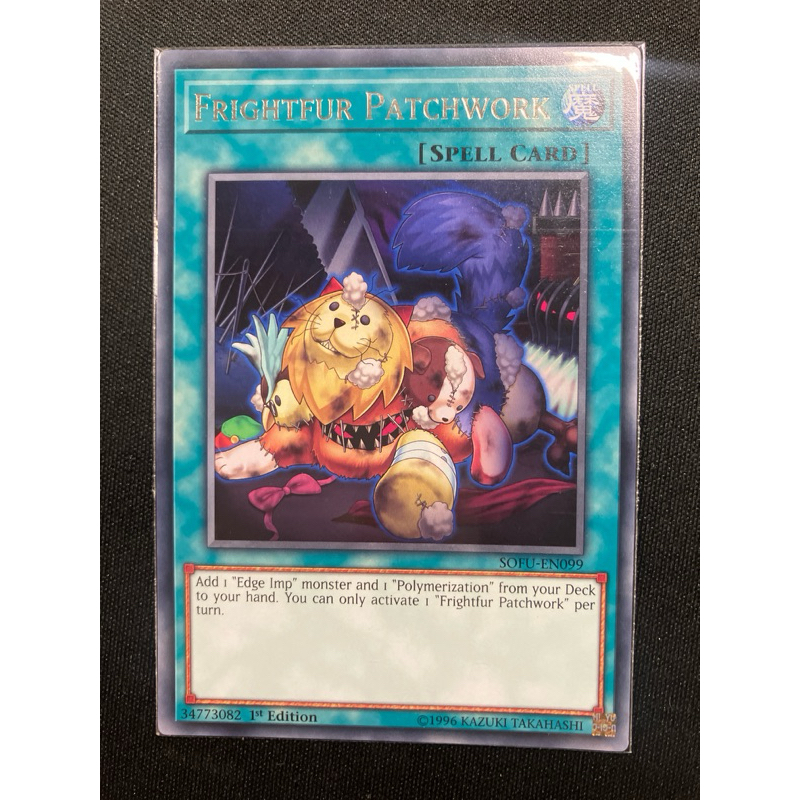 [LiLy_Yugioh] Lá bài Frightfur Patchwork - BLCR-EN086 - Ultra Rare 1st ...