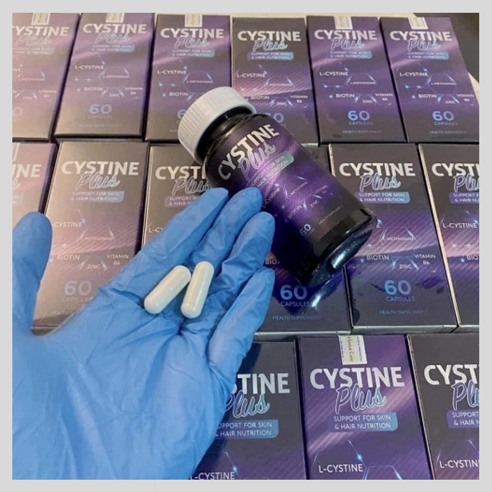 VIÊN UỐNG CYSTINE PLUS GIẢM MỤN, NGĂN RỤNG TÓC, GIẢM SẮC TỐ DA HỘP 60 ...