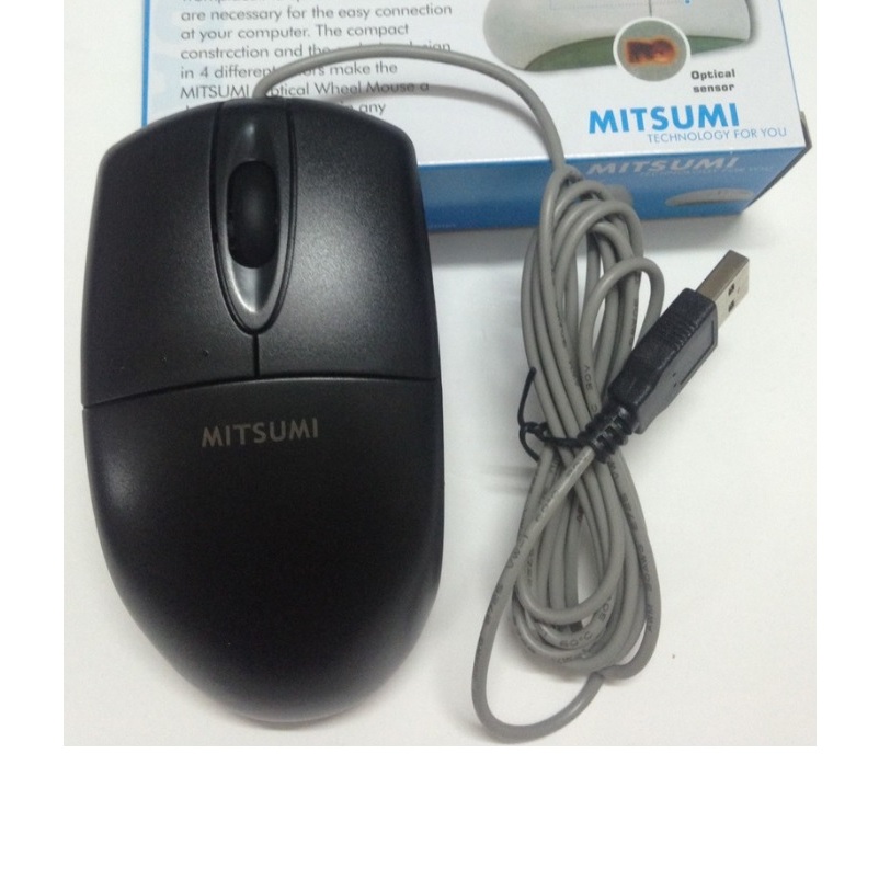 Chuột máy tính MITSUMI Chính hãng S6703 có dây kết nối cổngUSB | Shopee ...