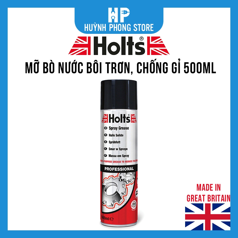 Mở bò nước bôi trơn, chống gỉ Holts 500ml Made in Great Britain | Shopee Việt Nam