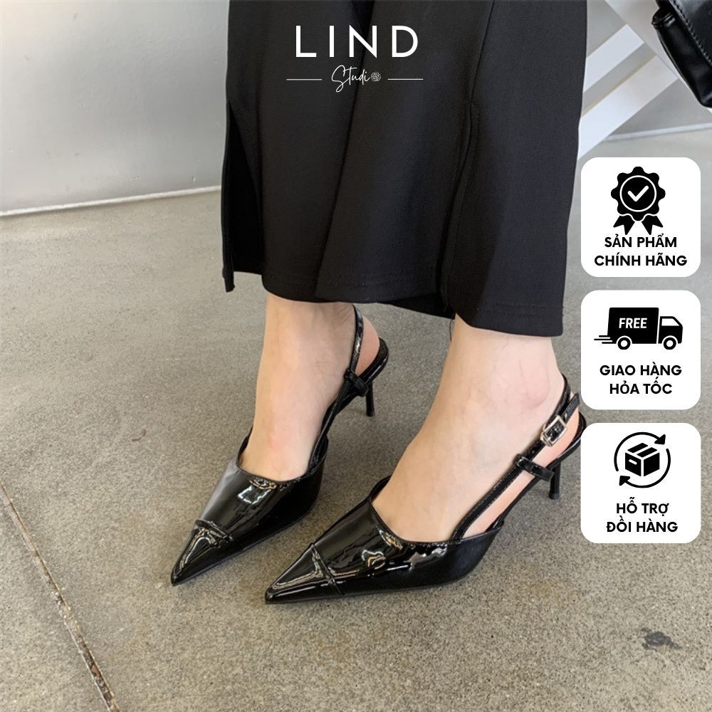 [SẴN QCCC] Giày cao got mũi dài thon chân da bóng 7AMI - Form to - G104 ...