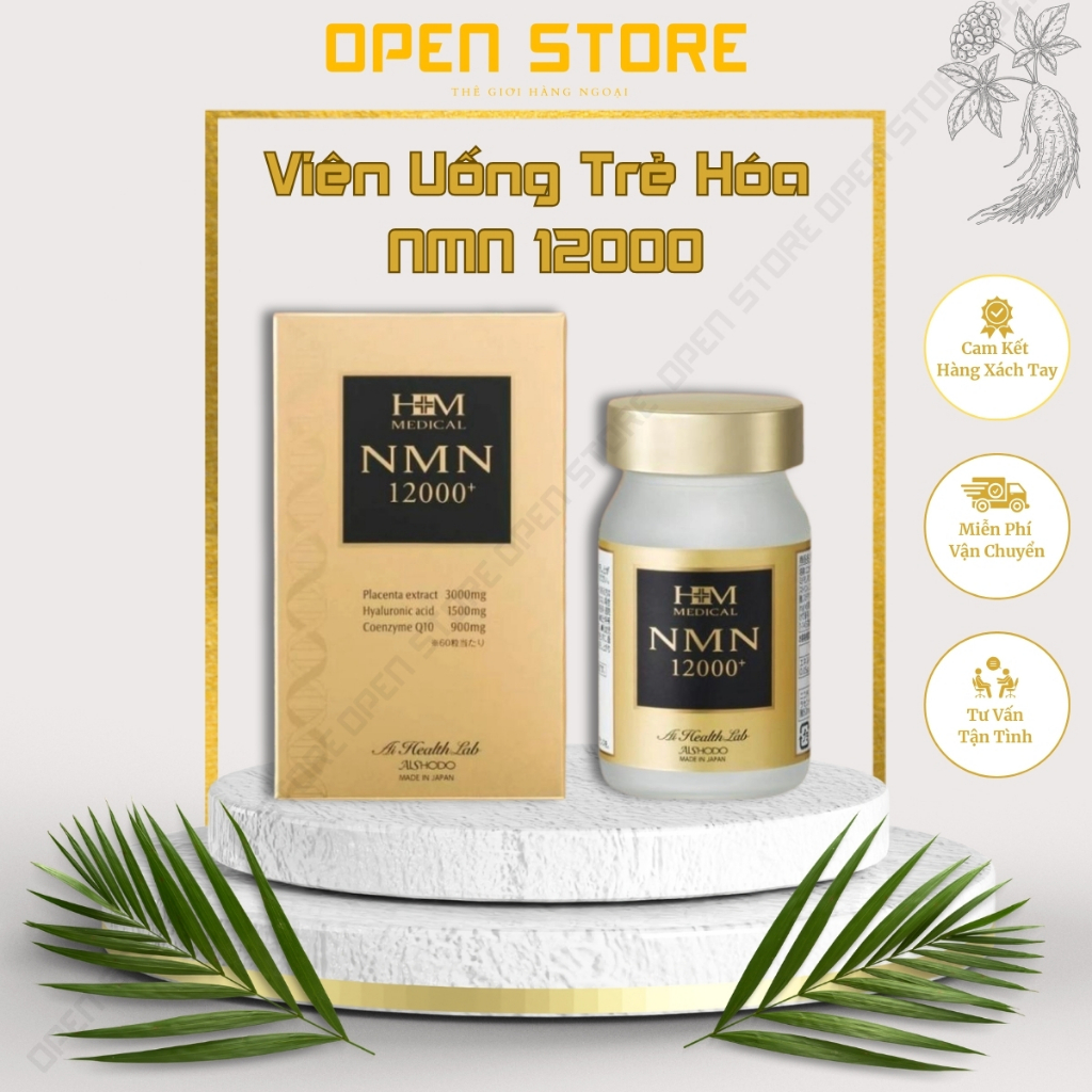 Viên Uống Nmn Nhật, Aishodo Nmn 12000 - Viên Trẻ Hóa Và Chống Lão Hóa Toàn Diện | Shopee Việt Nam