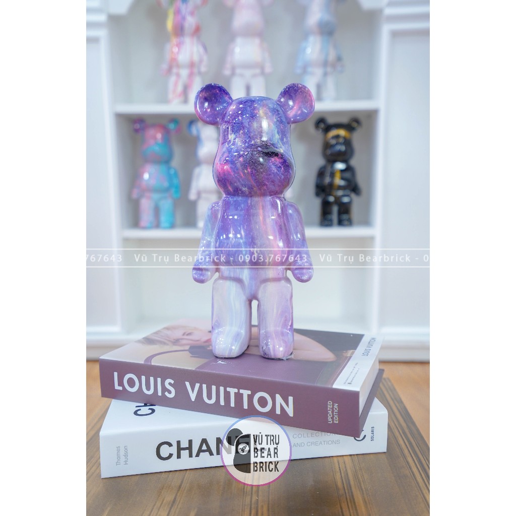 Mô Hình Tượng Gấu Bearbrick Mini Decor Trang Trí - Size 28 cm | Shopee ...