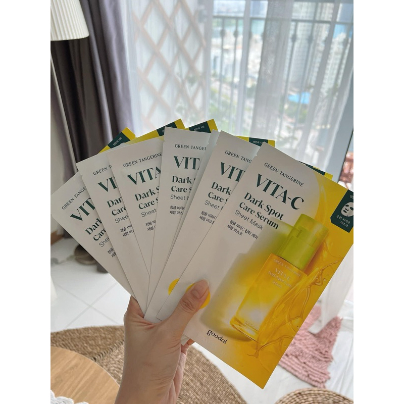 Mặt Nạ VitaC - Green Tangerine Vita C Dark Spot Serum Sheet Mask ...