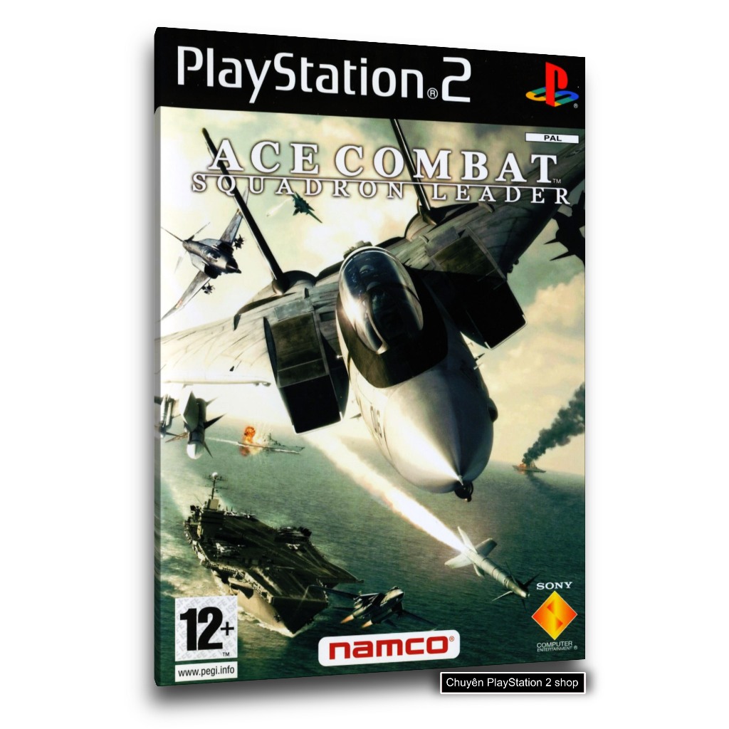 Đĩa game PS2, Ace Combat: Squadron Leader (máy bay) cho máy game PS2 ...